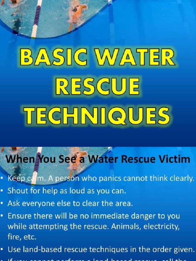 Topic 8 - Basic Water Rescue and Safety | PDF