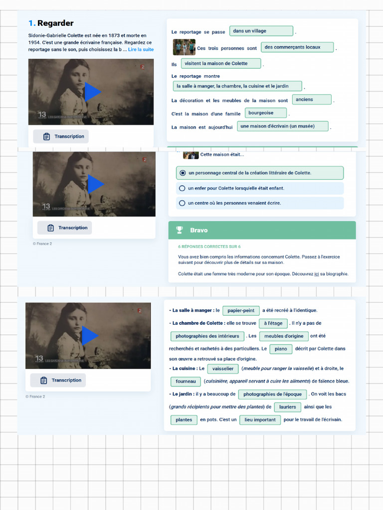 Devoir 2 L'Imparfait | PDF