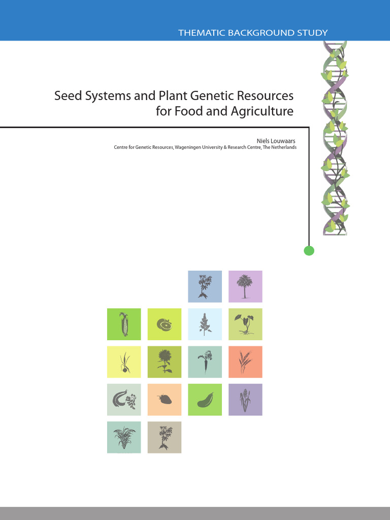 Seed Systems and Genetic Resources Study | PDF | Plant Breeding ...