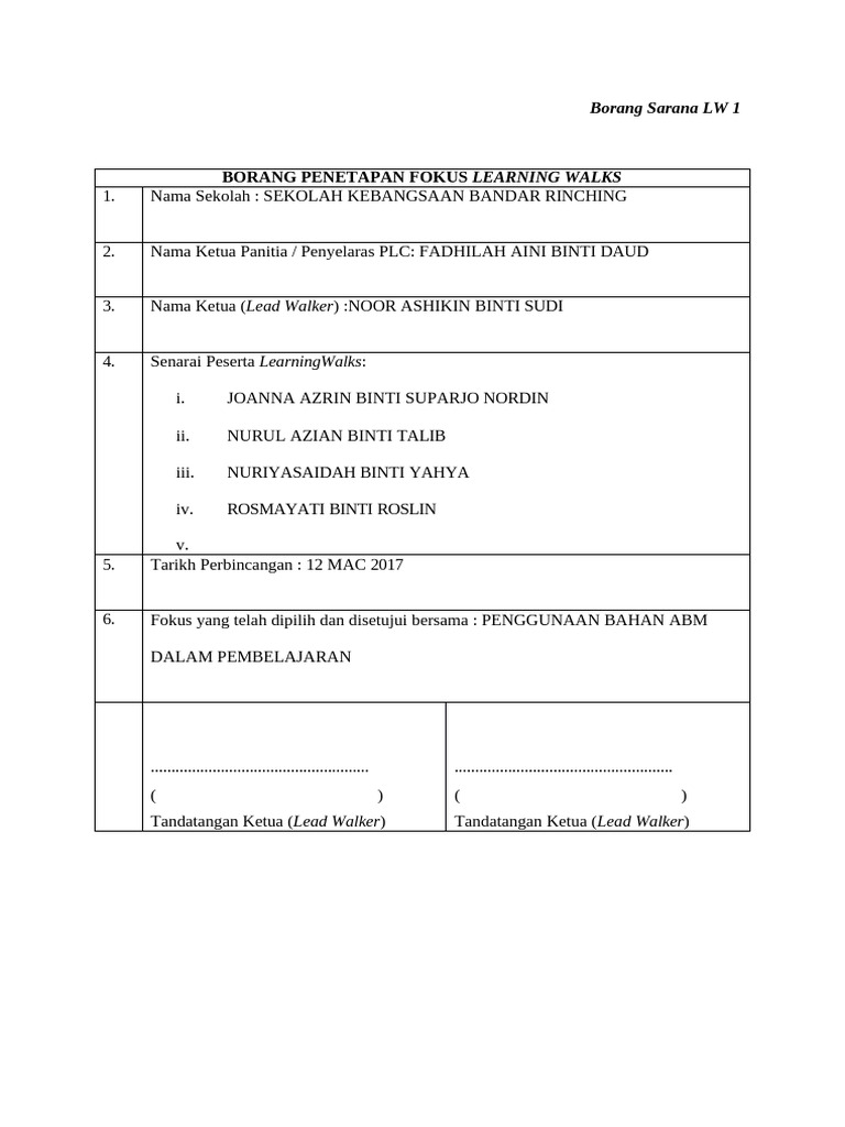 Fokus Pembelajaran ABM di Sekolah | PDF