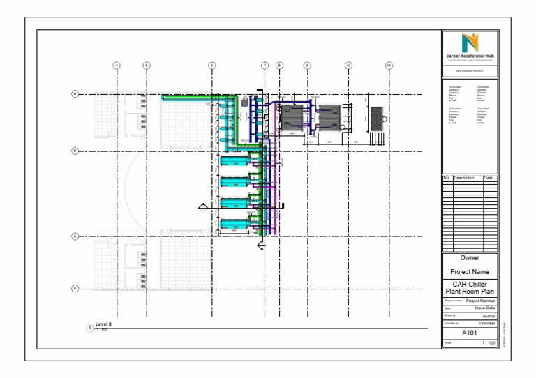 CAH Chiller Plant Room Plan | PDF