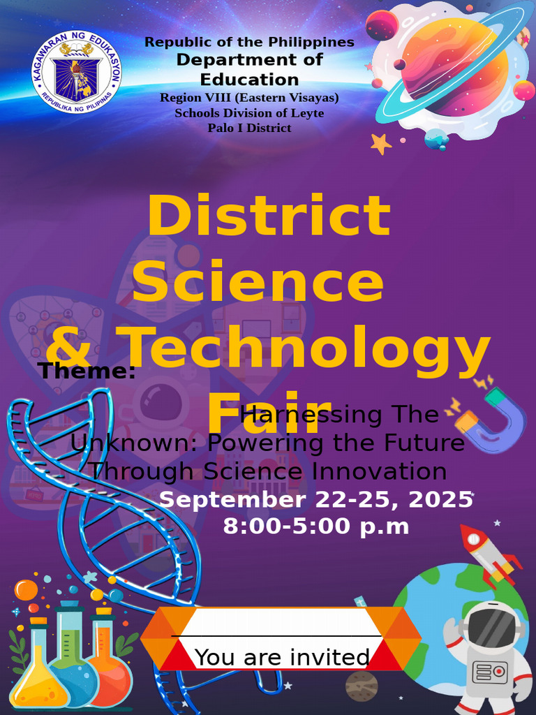 District Science & Technology Fair 2025 | PDF