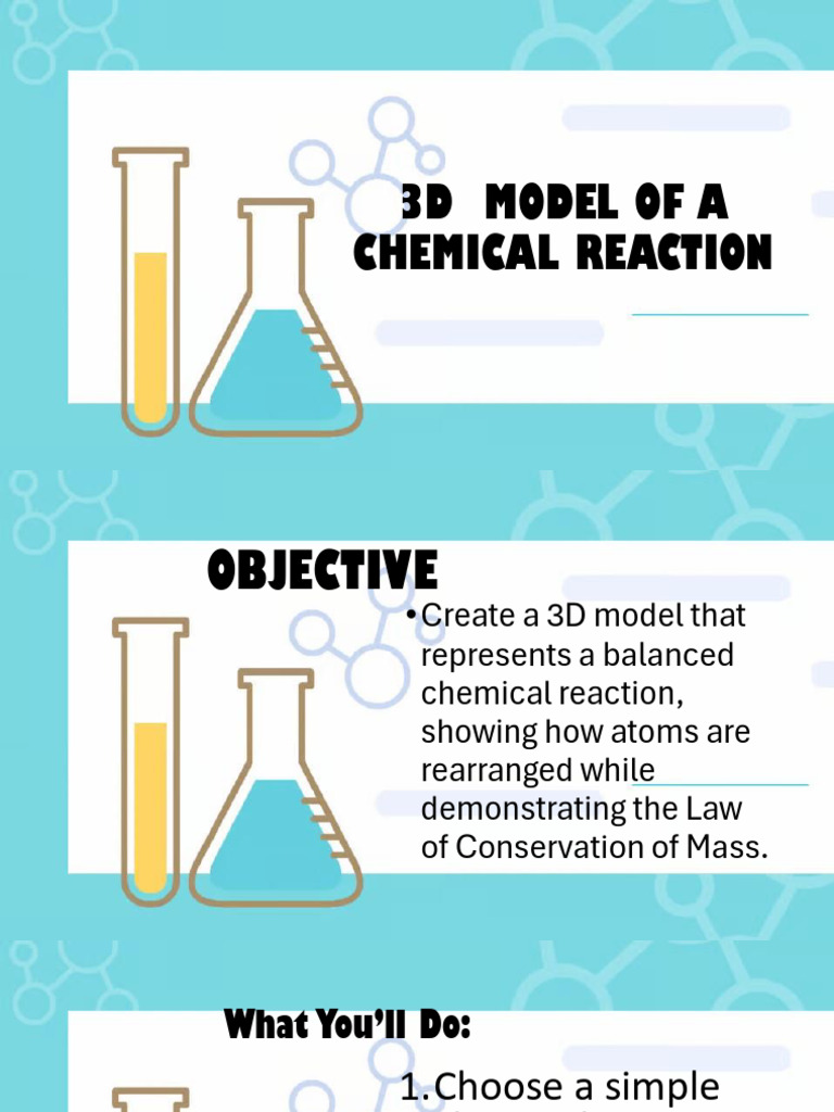 PETA 3D Model of A Chemical Reaction | PDF