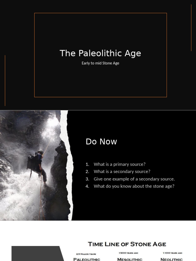 24 25+the+Paleolithic+Age | PDF | Paleolithic | Stone Age