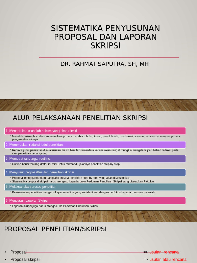 8. Sistematika Proposal Dan Laporan Skripsi | PDF