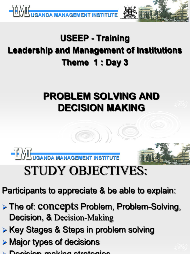 1.7 Problem Solving & Decision Making | PDF | Decision Making | Psychology