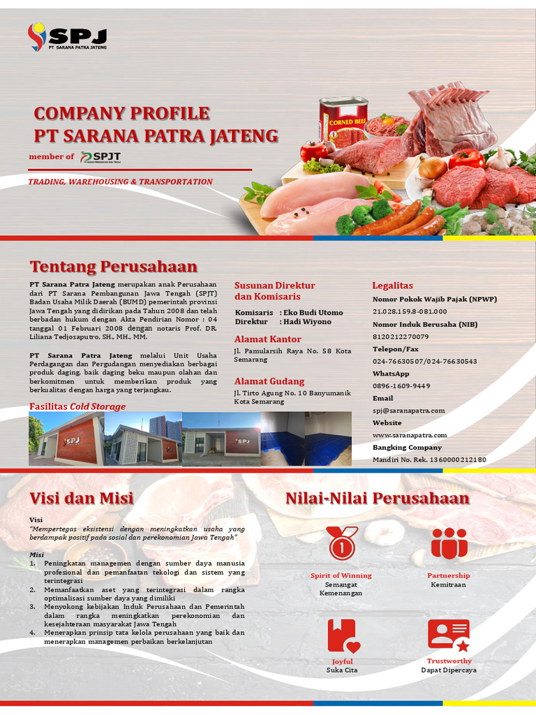 Company Profile Pt Spj | PDF