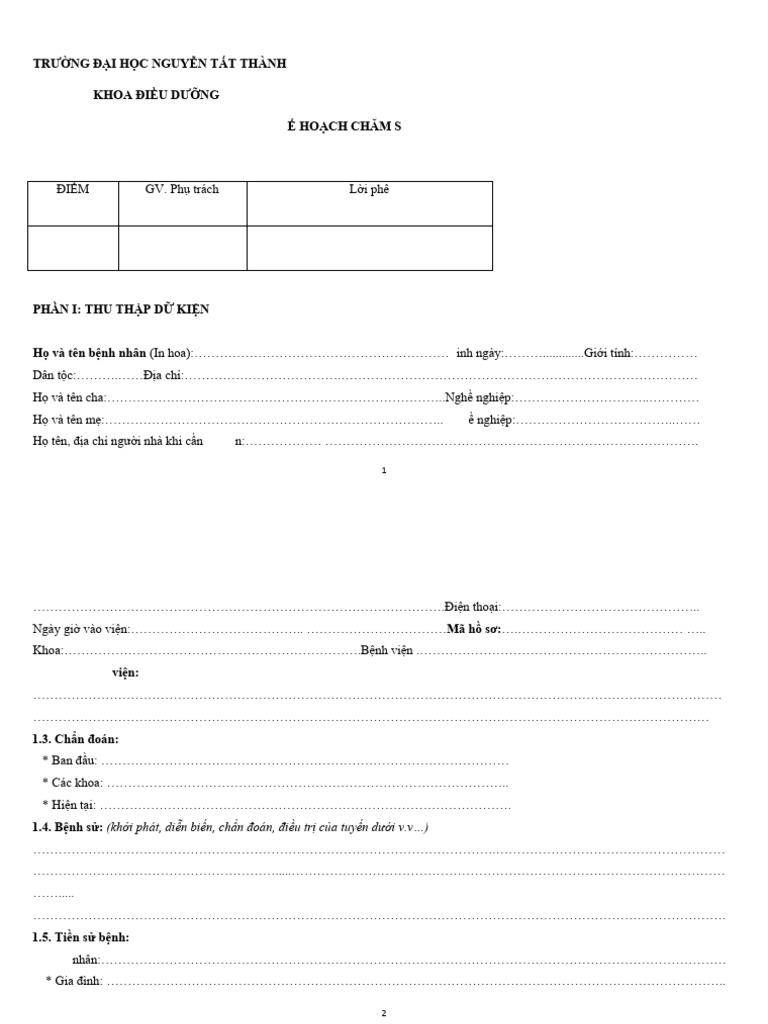 Ke Hoach Cham Sóc Nhi | PDF