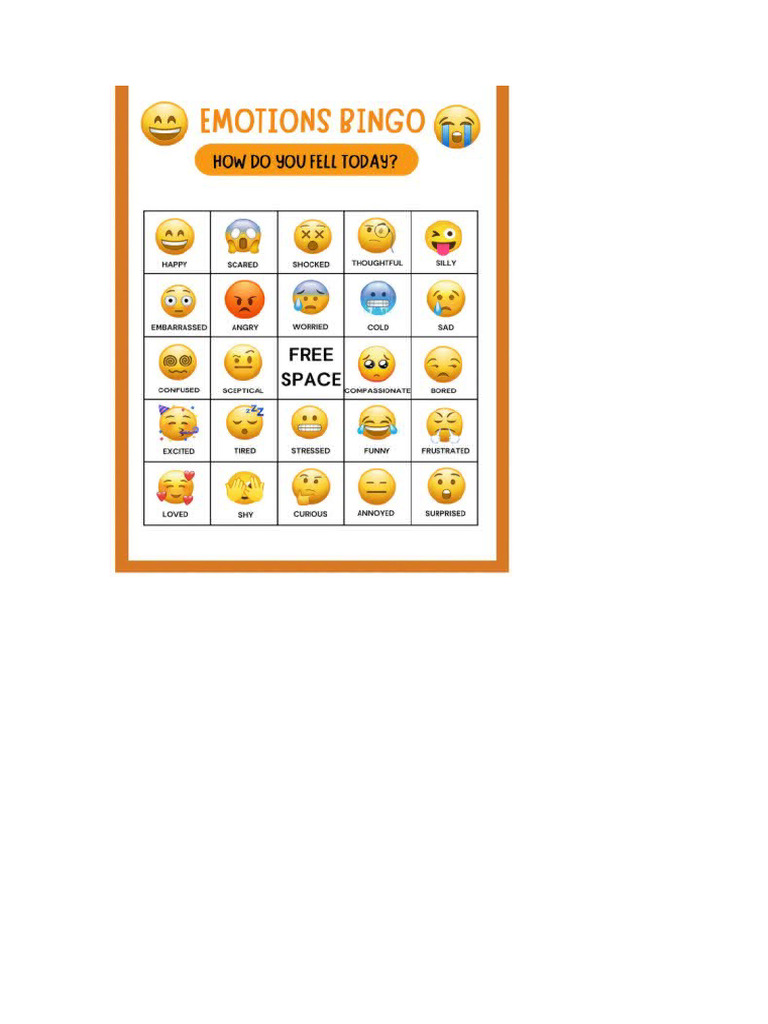 Bingo Emotion | PDF