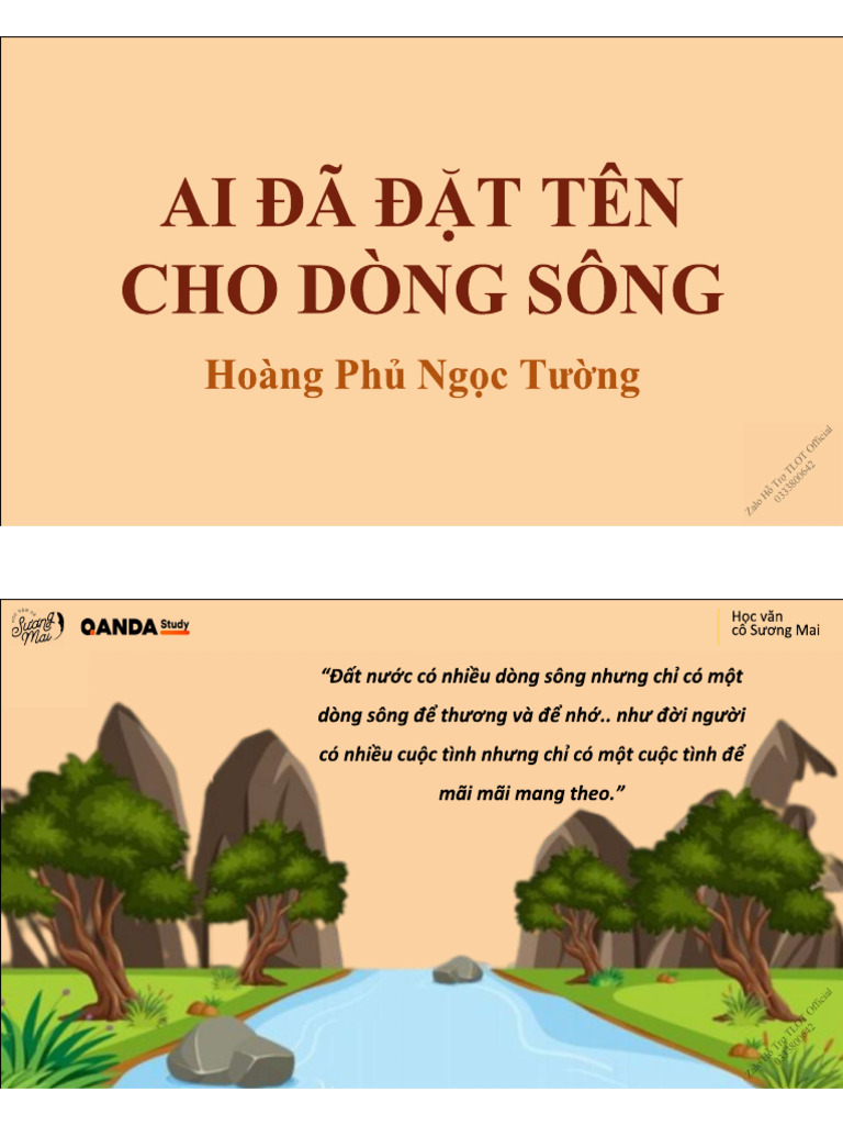 Ai Đã Đặt Tên Cho Dòng Sông | PDF