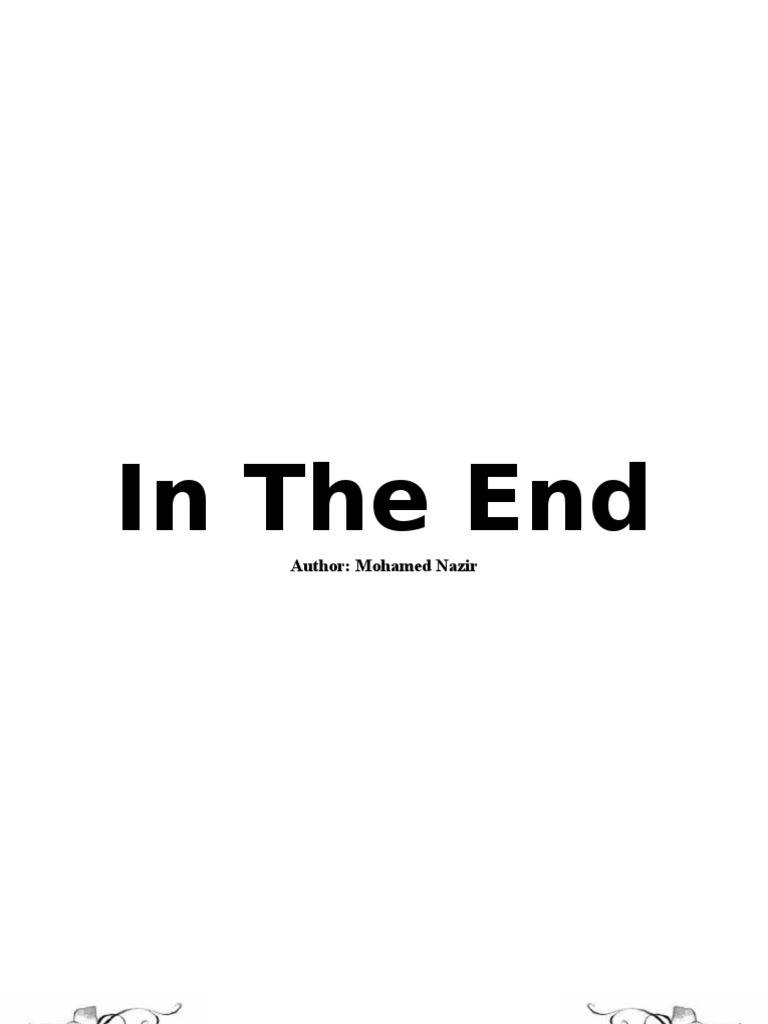 In The End | PDF | Death | Funeral