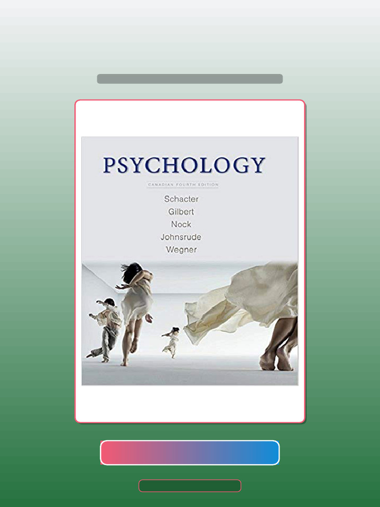 Psychology 4th Canadian by Schacter Get PDF Now | PDF | Multiple Choice