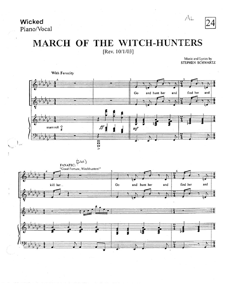 March of The Witch Hunters | PDF
