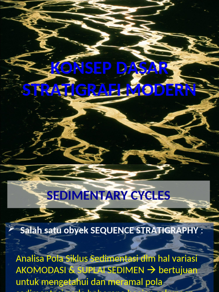 Dasar-Dasar Stratigrafi Modern dan Siklus Sedimen | PDF