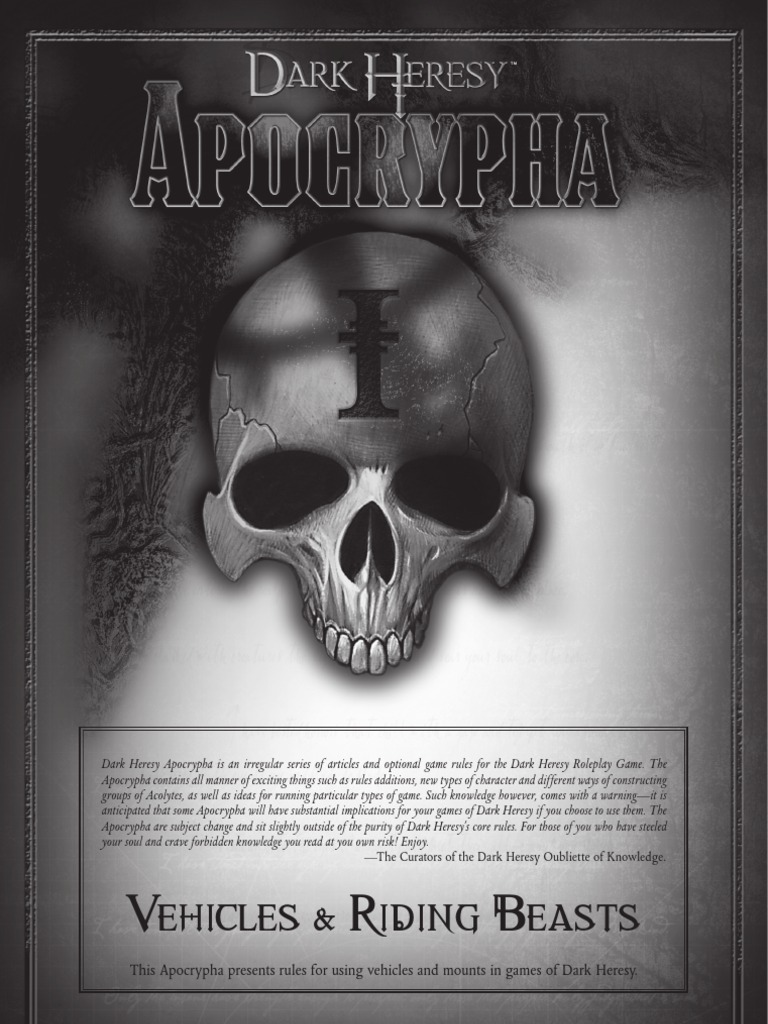 Dark Heresy Apocrypha Vehicles | PDF | Armoured Fighting Vehicles ... Dark Heresy Apocrypha Vehicles | PDF | Armoured Fighting Vehicles ...
