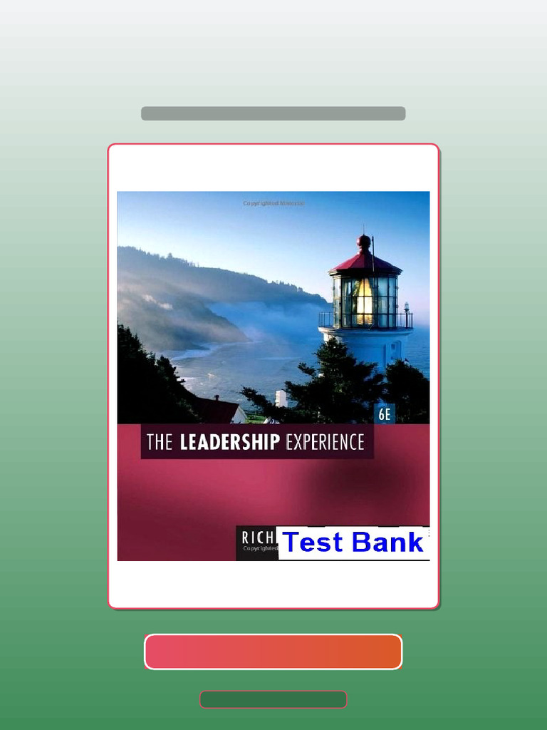 Leadership Experience 6th Edition Daft Get PDF Now | PDF | Multiple ...