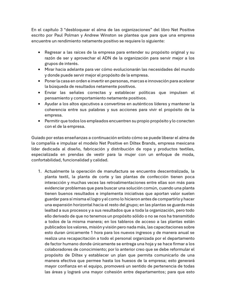 Net Positive | PDF | Responsabilidad social corporativa | Gestión de ...