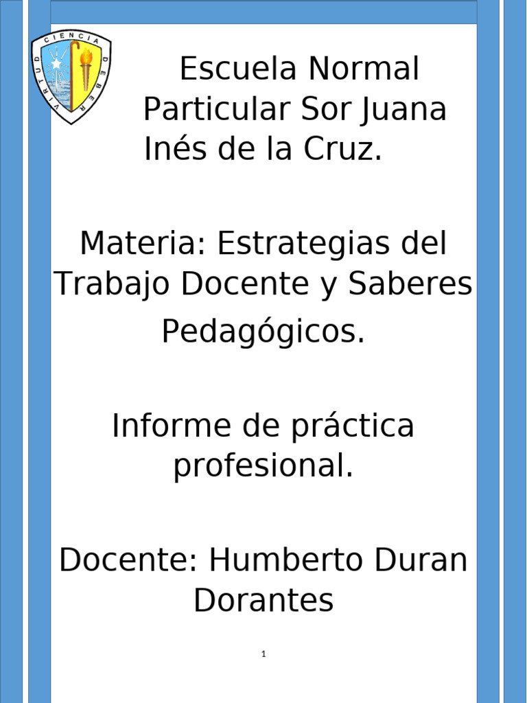 Informe de Practica Multigrado | PDF | Escuelas | Salón de clases