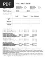 ABG Interpretation Worksheet | PDF | Endocrine | Diseases And Disorders