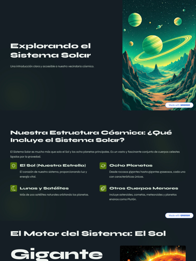 Introducción al Sistema Solar | PDF | Sistema solar | Planetas
