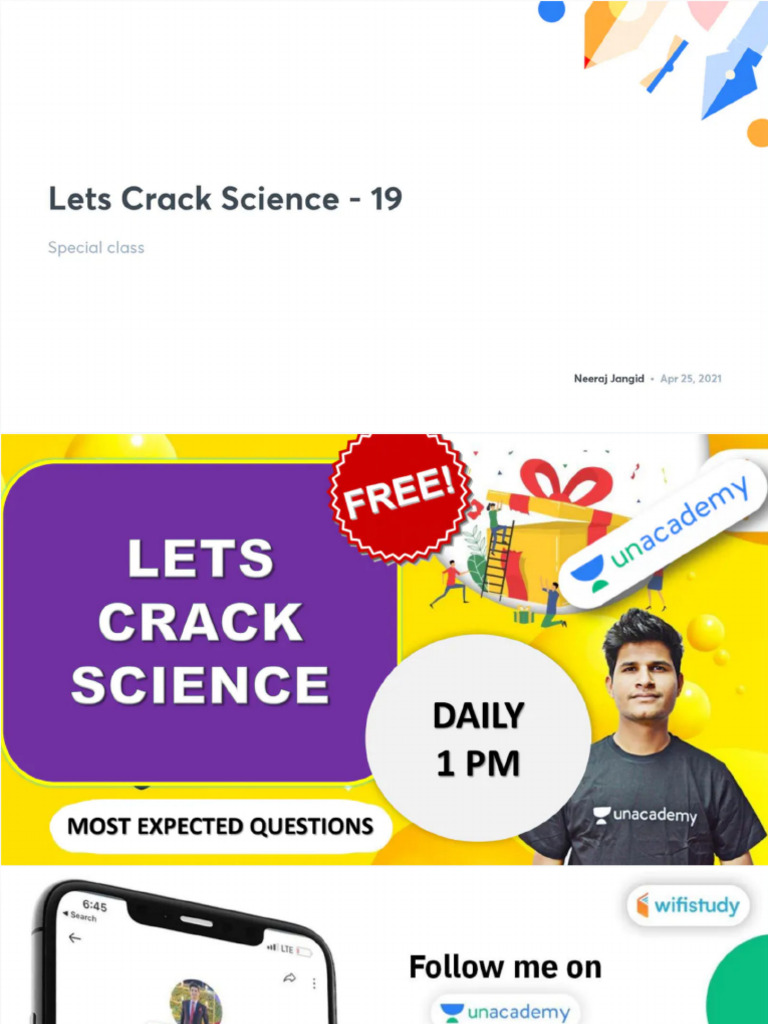 Lets Crack Science | PDF