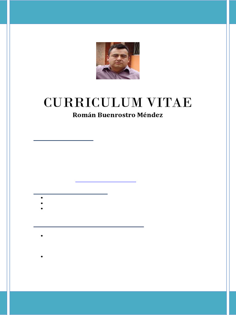 CV Buenrostro Mendez Roman | PDF