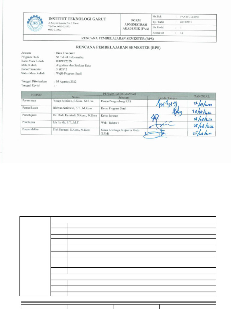 RPS - 2 - Algoritma Dan Struktur Data | PDF
