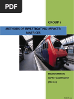 Full Leopold Matrix | PDF | Environmental Impact Assessment | Soil