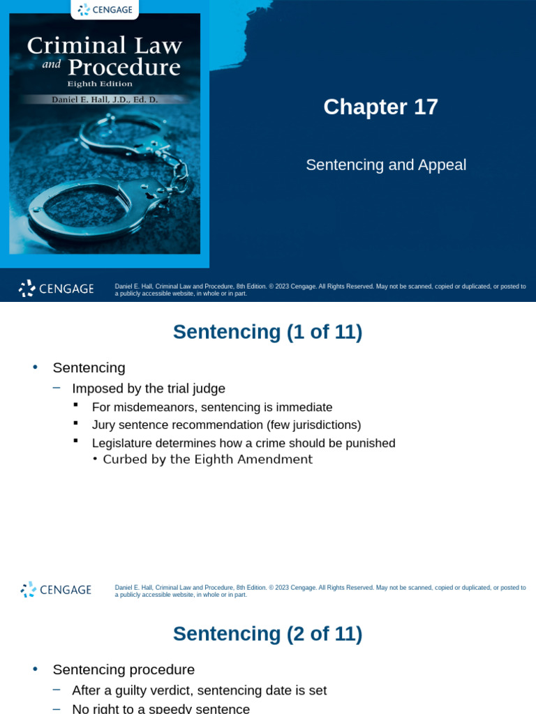 Chapter 17 PPT CE Final | PDF | Probation | Sentence (Law)