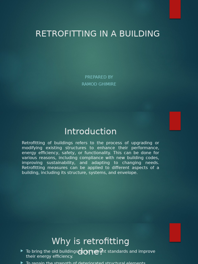 Retrofitting in A Building | PDF | Concrete | Mechanical Engineering