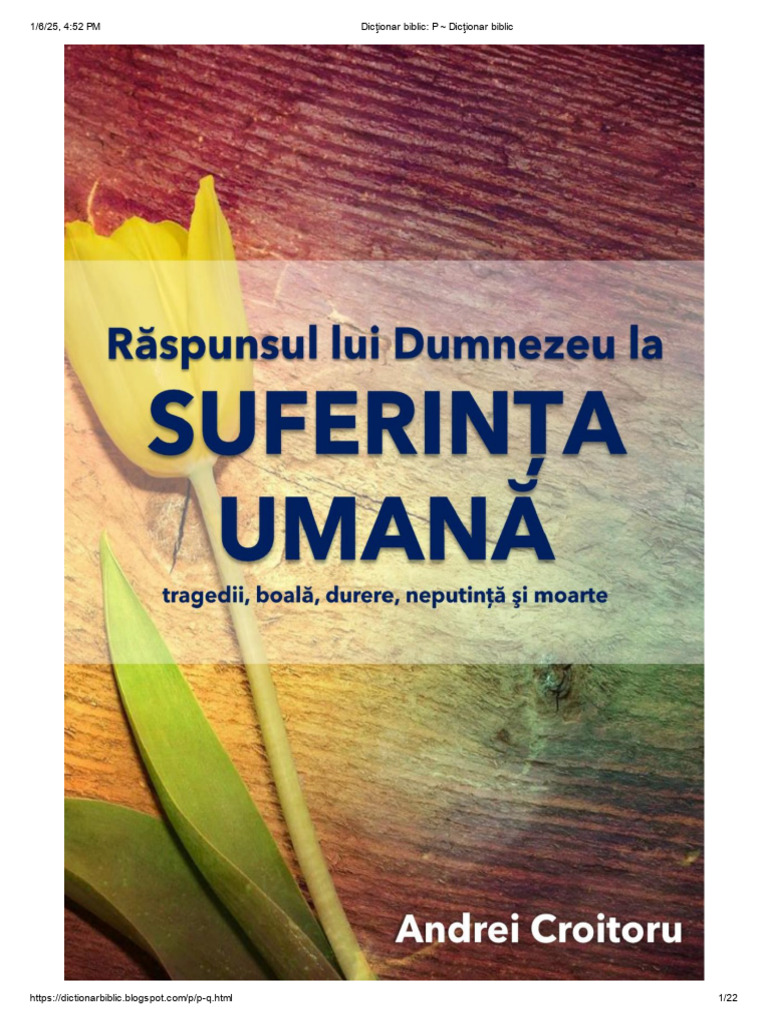 Suferinta Umana | PDF