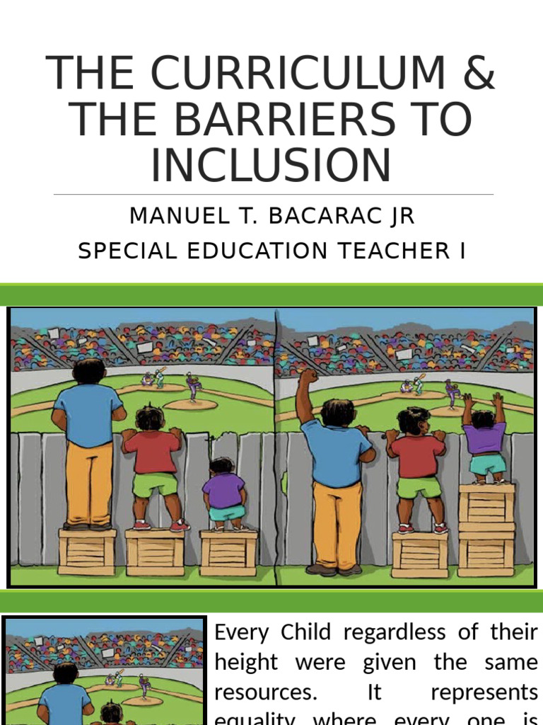 Barriers to Inclusion in Education | PDF | Inclusion (Education ...