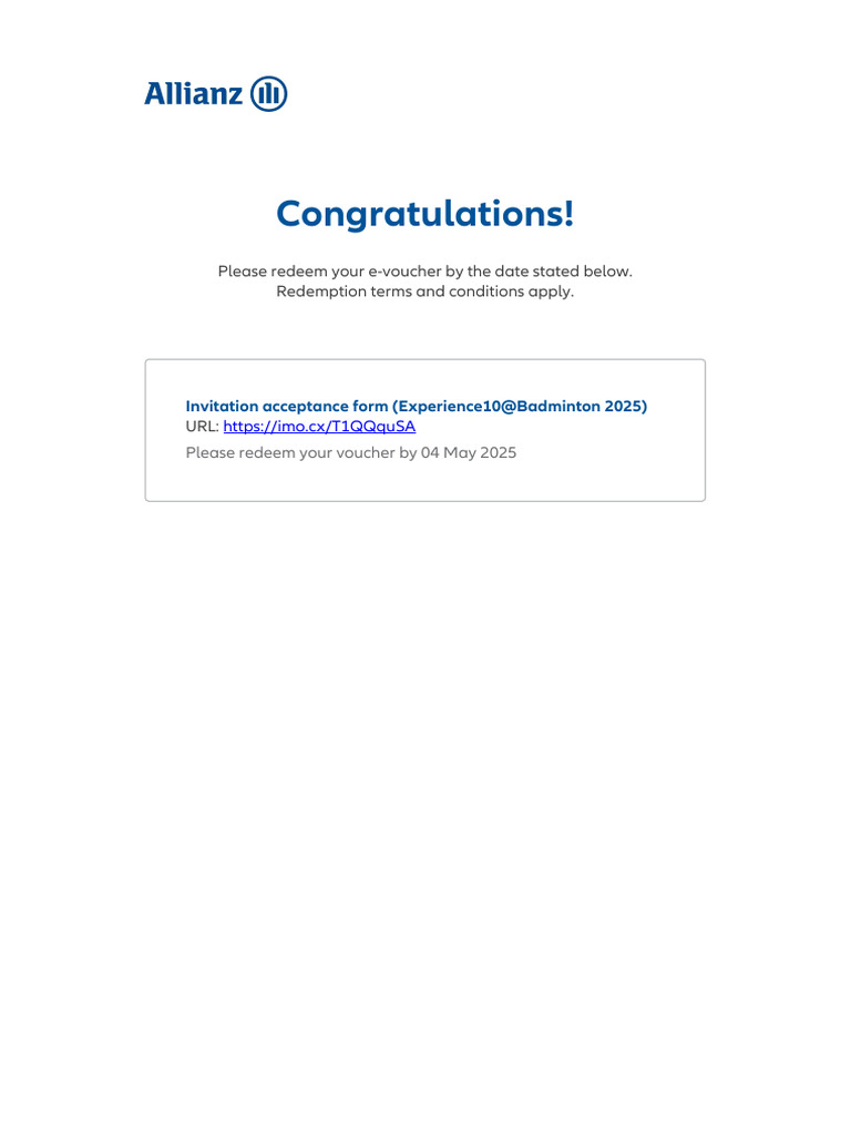 E-Voucher Redemption Instructions | PDF