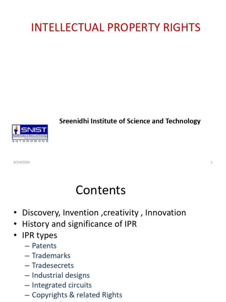 Introduction To Property Rights - 1 | PDF | Electronic Circuits ...