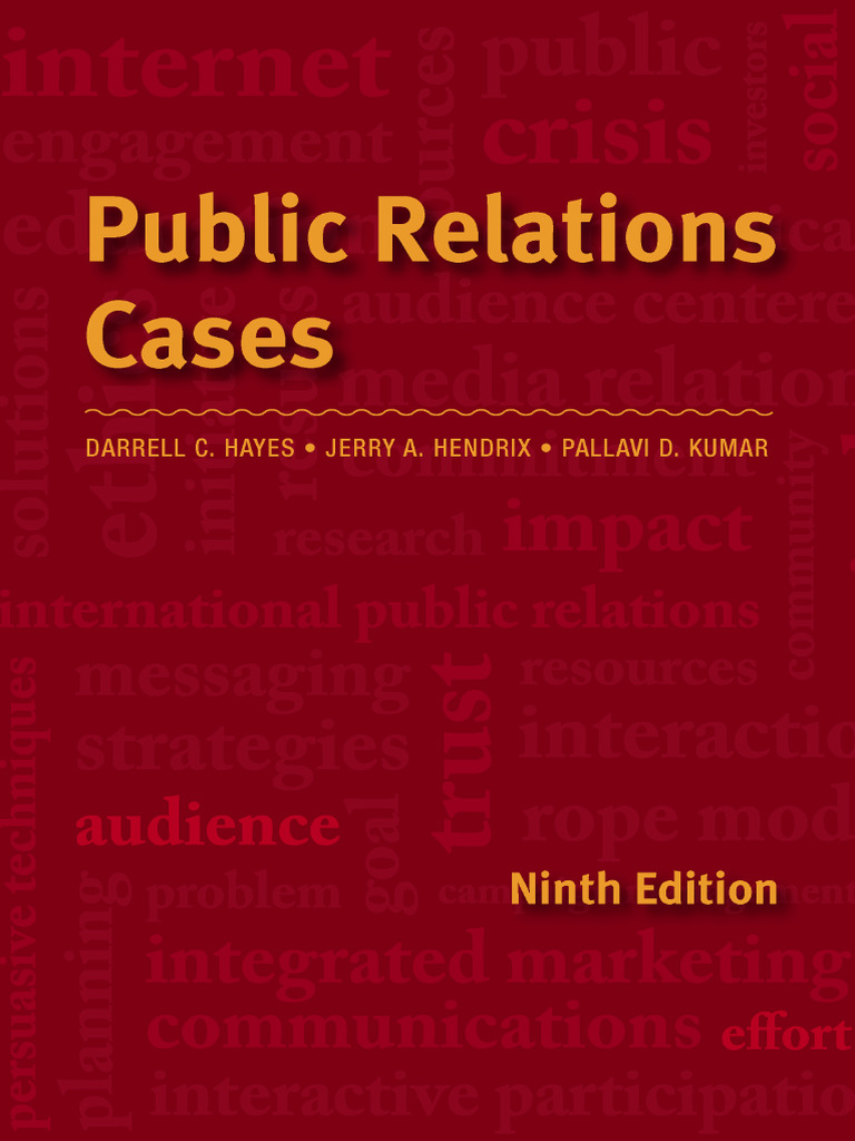 Public Relations Case Studies Guide | PDF | Communication