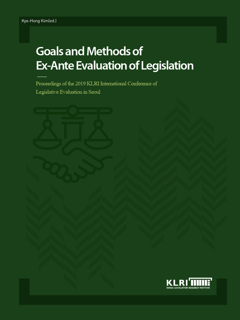 Goals+and+Methods+of+Ex-Ante+Evaluation+of+Legislation | PDF ...