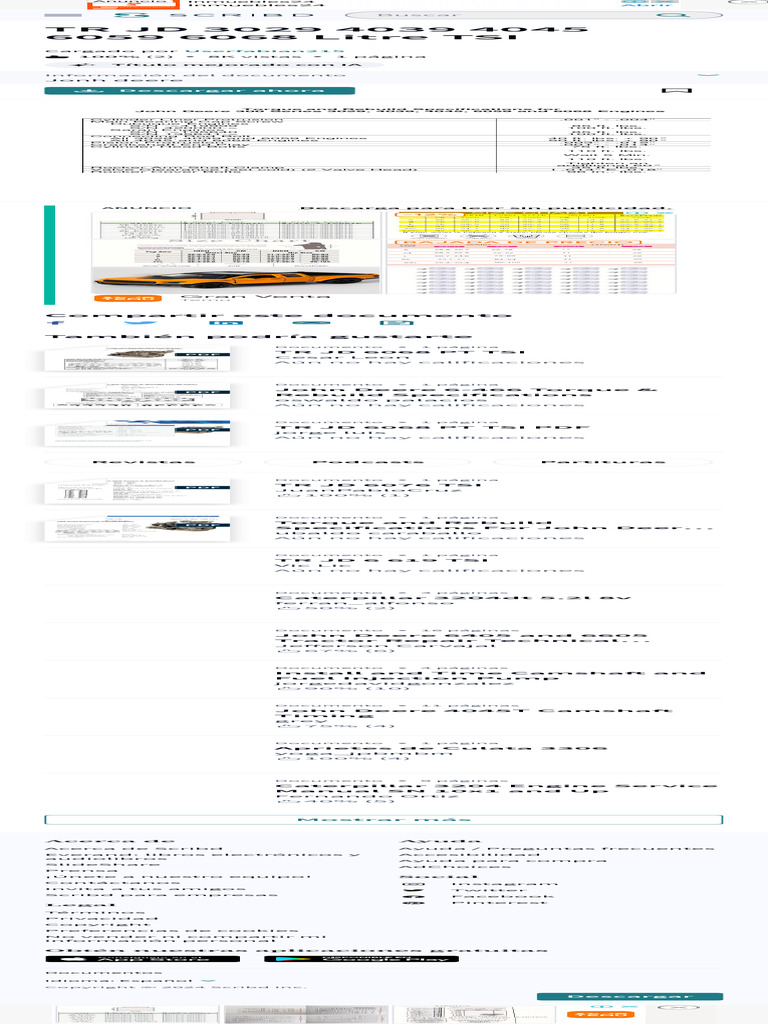 TR JD 3029 4039 4045 6059 6068 Litre TSI PDF | PDF