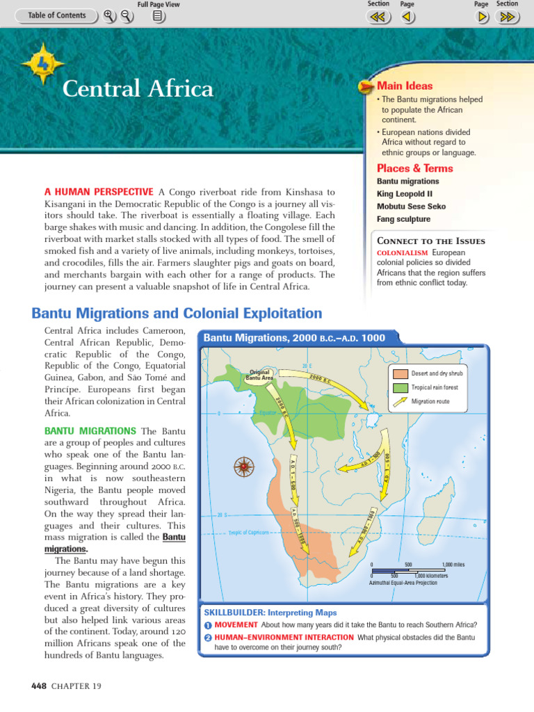 Bantu Migrations and Colonial Impact | PDF | Democratic Republic Of The ...