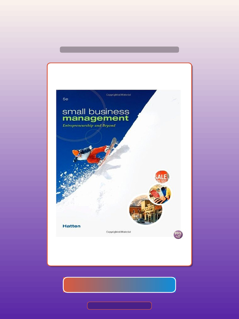 Small Business Management Entrepreneurship and Beyond 5th Edition by ...