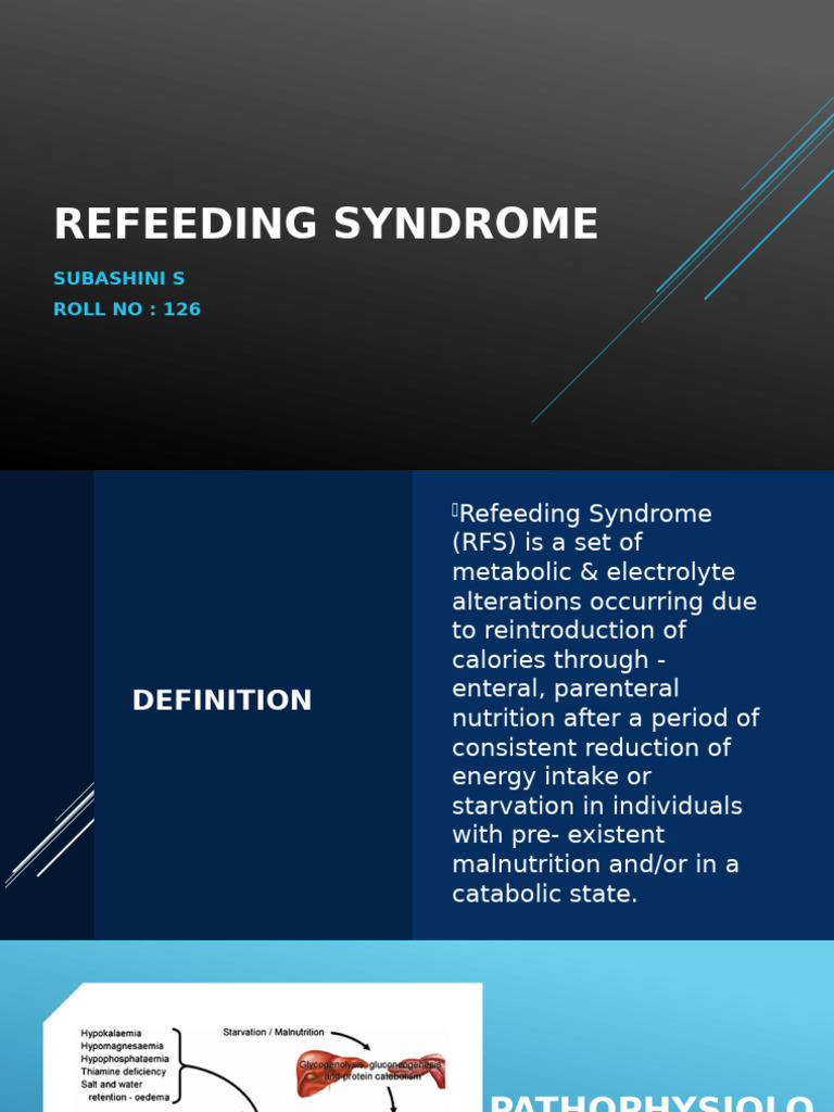 Refeeding Syndrome | PDF