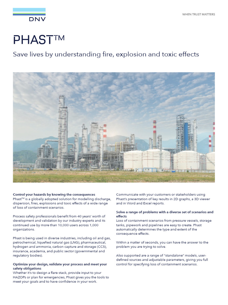 Phast: Hazard Modeling Software Solutions | PDF | Natural Gas ...