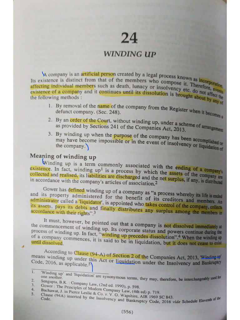 Winding Up | PDF