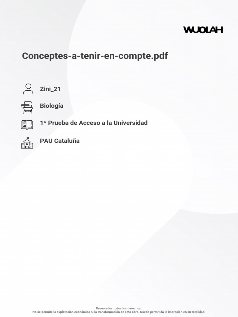 Wuolah Premium Conceptes A Tenir en Compte | PDF