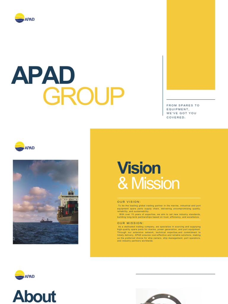 APAD Spare Parts Company Profile | PDF | Port | Business