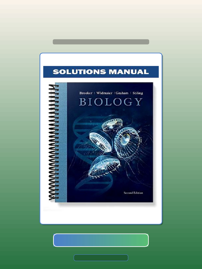 Biology 2nd Edition by Brooker Full Version | PDF | Cell (Biology) | Life