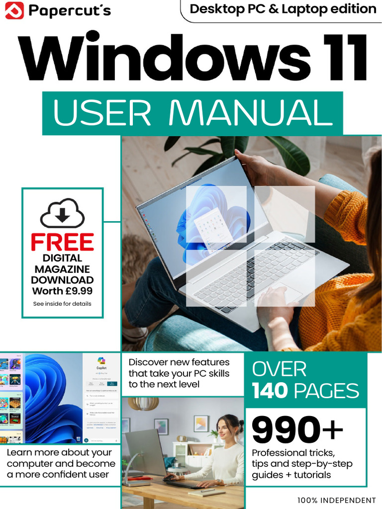 Windows 11 User Manual 7th Edition 2025 | PDF | Microsoft Windows | Window (Computing)