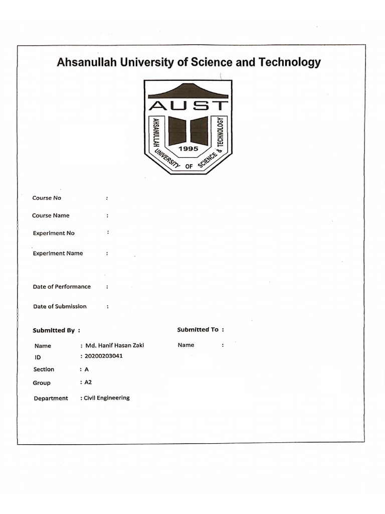 Md. Hanif Hasan Zaki - Report 08 | PDF
