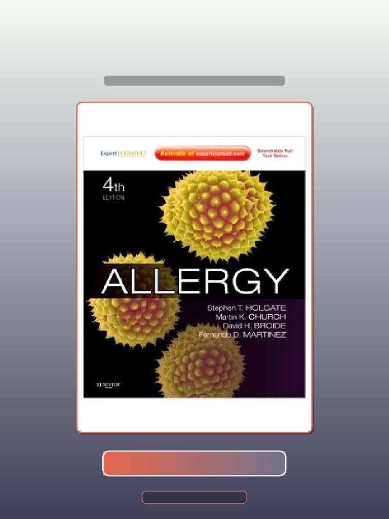 Allergy 4th Edition Expert Consult Online and Print Get It Now | PDF ...