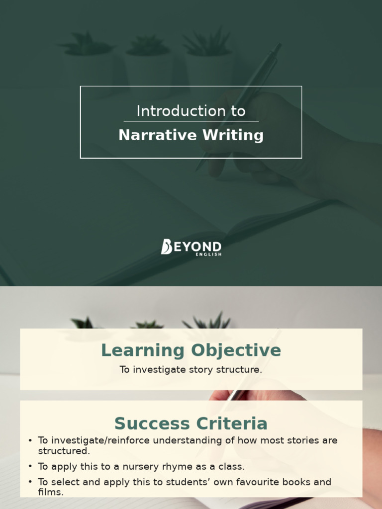 Narrative Writing Structure Guide | PDF