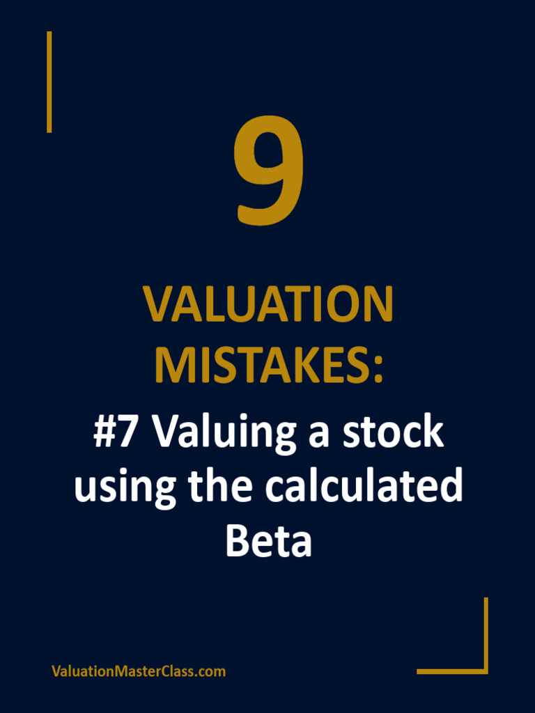 7 Valuing A Stock Using The Calculated Beta 1622641986 | PDF